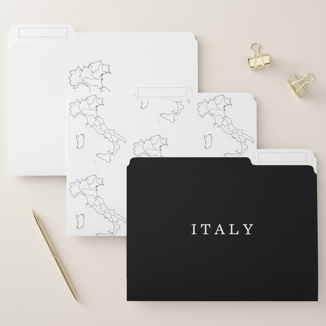 ITALY File Folders | Zazzle