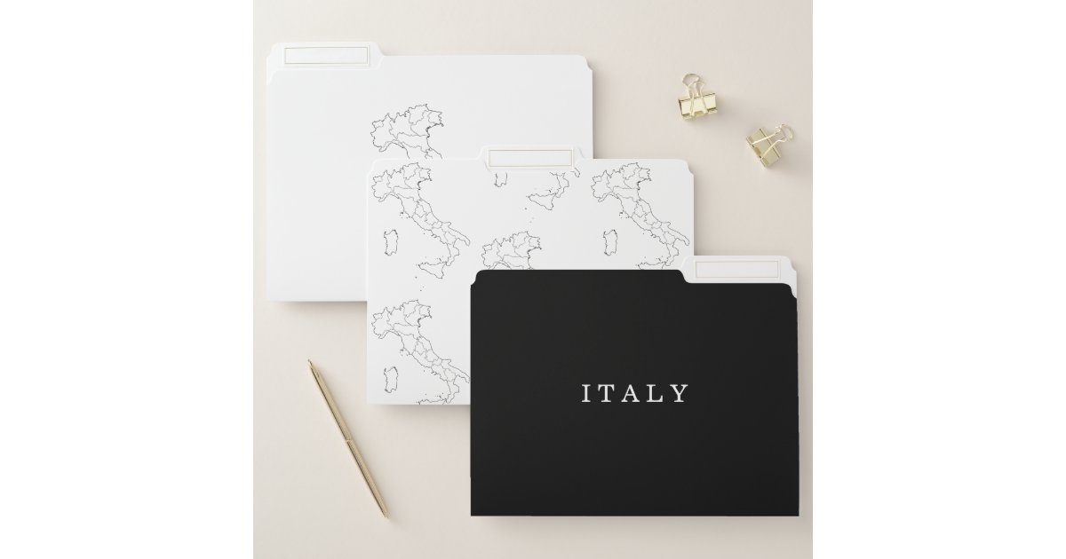 ITALY File Folders | Zazzle