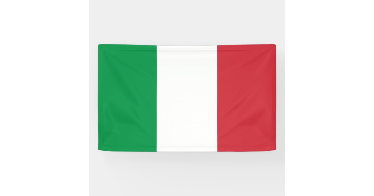 Italy flag banner | Zazzle
