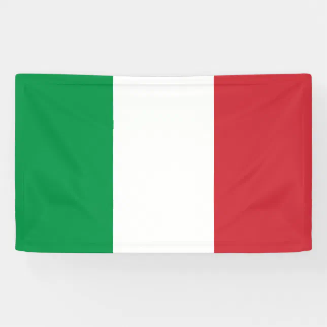 Italy flag banner | Zazzle
