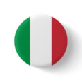 Italy Flag Button | Zazzle
