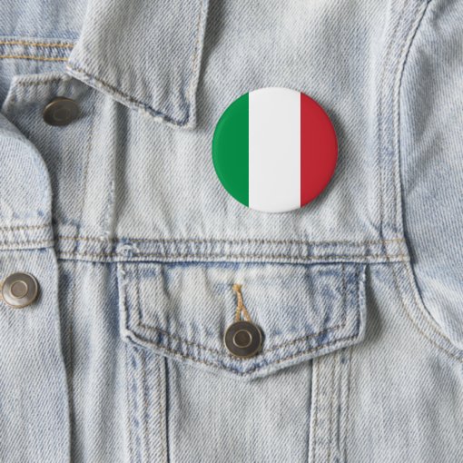 Italy Flag Button | Zazzle
