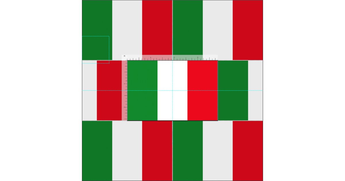Italy Flag Fabric | Zazzle
