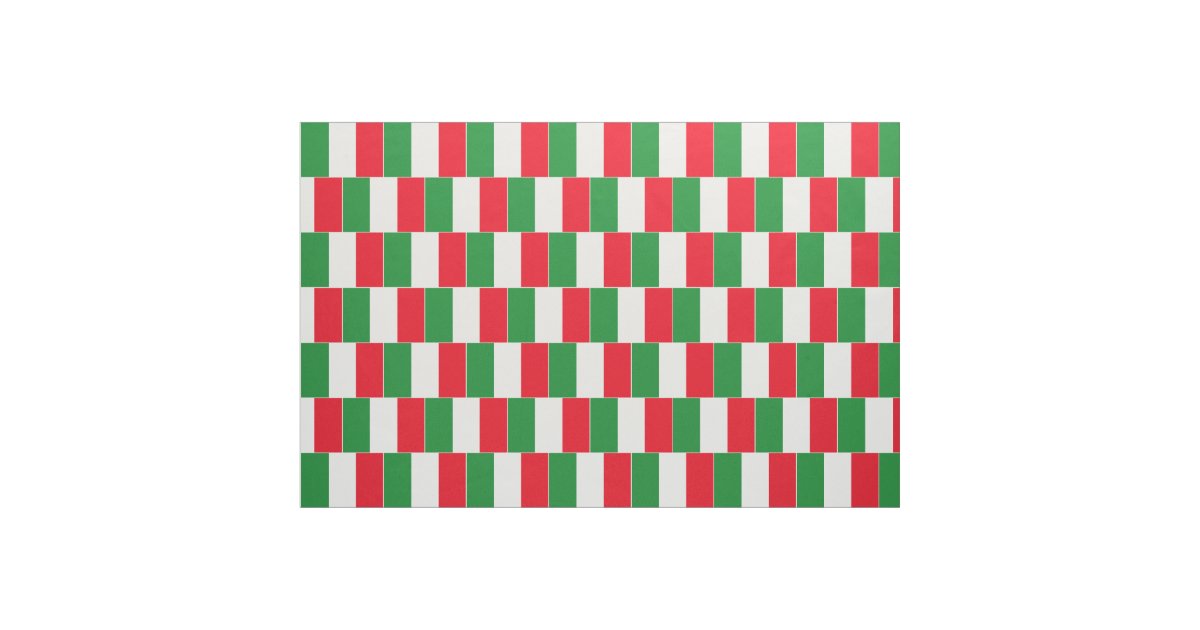 Italy Flag Fabric | Zazzle