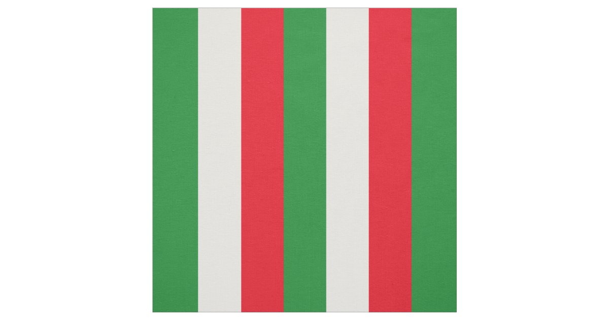Italy Flag Fabric | Zazzle