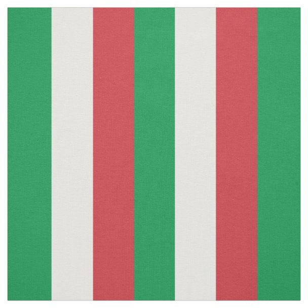 Map of Italy and Italian Flag Fabric | Zazzle