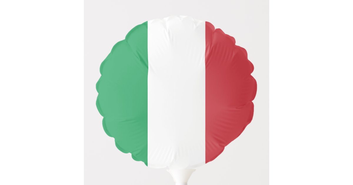 Italy Flag Italian Patriotic Balloon | Zazzle