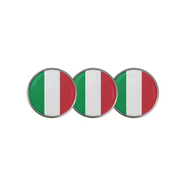 Italy Flag Italian Patriotic Golf Ball Marker | Zazzle