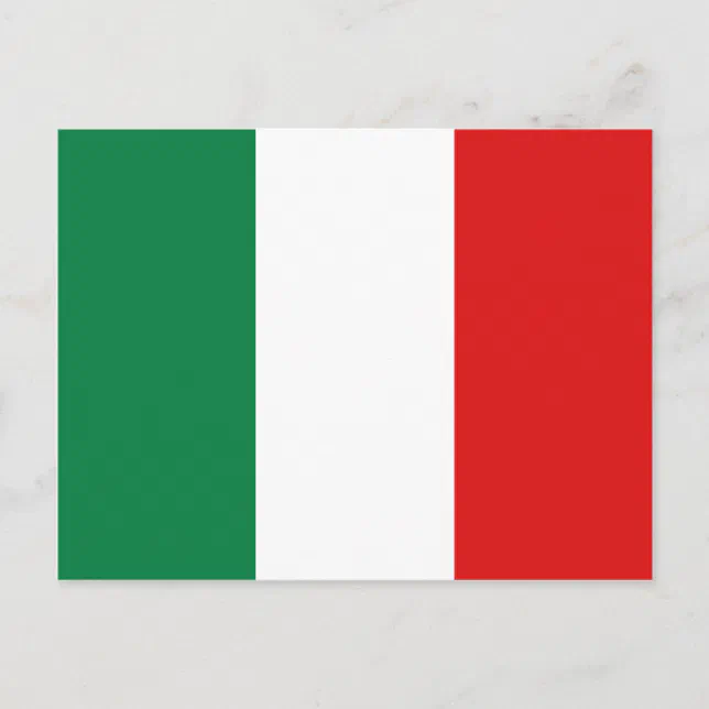 Italy Flag Postcard | Zazzle