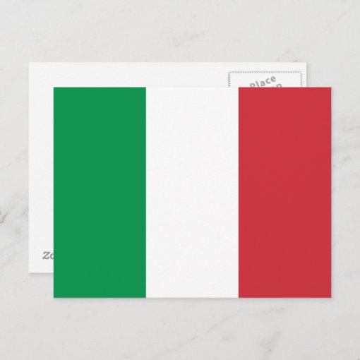 Italy Flag Postcard | Zazzle