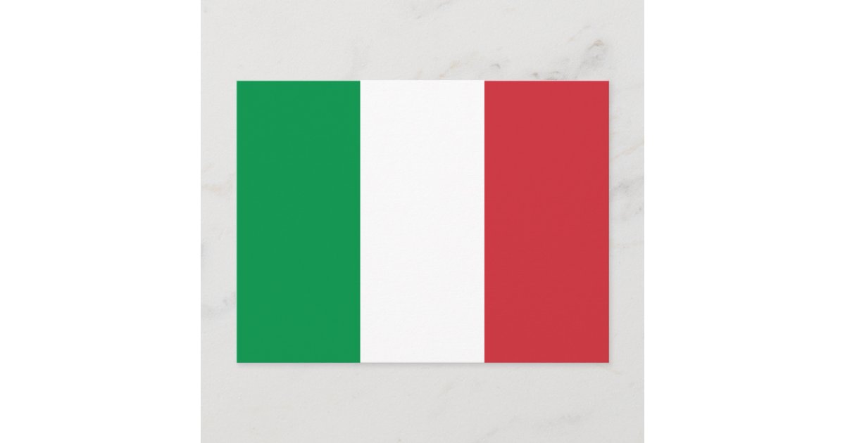 Italy Flag Postcard | Zazzle