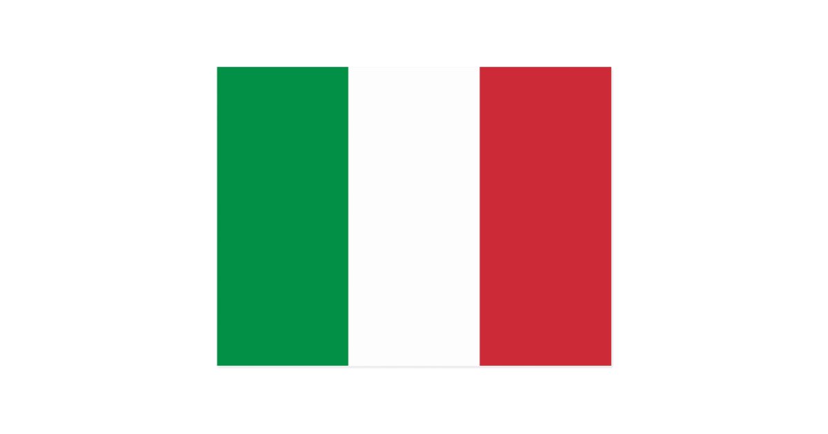 Italy Flag Postcard | Zazzle.com