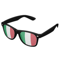 Italy Flag Retro Sunglasses | Zazzle
