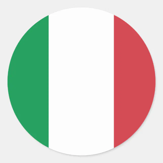 Italy Flag Sticker | Zazzle