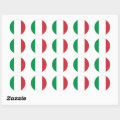 Italy Flag Sticker | Zazzle