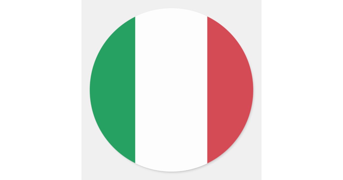 Italy Flag Sticker | Zazzle