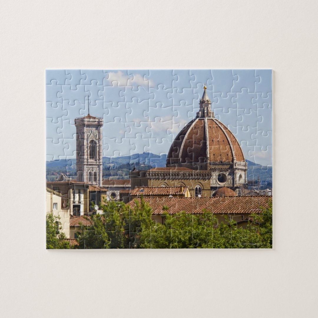 Italy, Florence, View of Florence Cathedral Jigsaw Puzzle | Zazzle