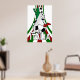 Italy italia, calico football soccer posters | Zazzle