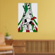 Italy italia, calico football soccer posters | Zazzle