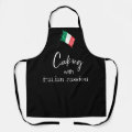 Italy Italian Flag Italia Cooking Apron | Zazzle