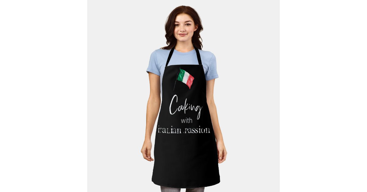 Italy Italian Flag Italia Cooking Apron | Zazzle