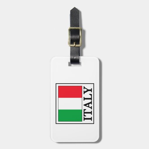 Italy Luggage Tag | Zazzle