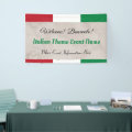 Italy or Italian Theme Event Welcome Banner | Zazzle