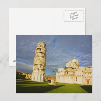Italy, Pisa, Duomo and Leaning Tower, Pisa, 2 Postcard | Zazzle