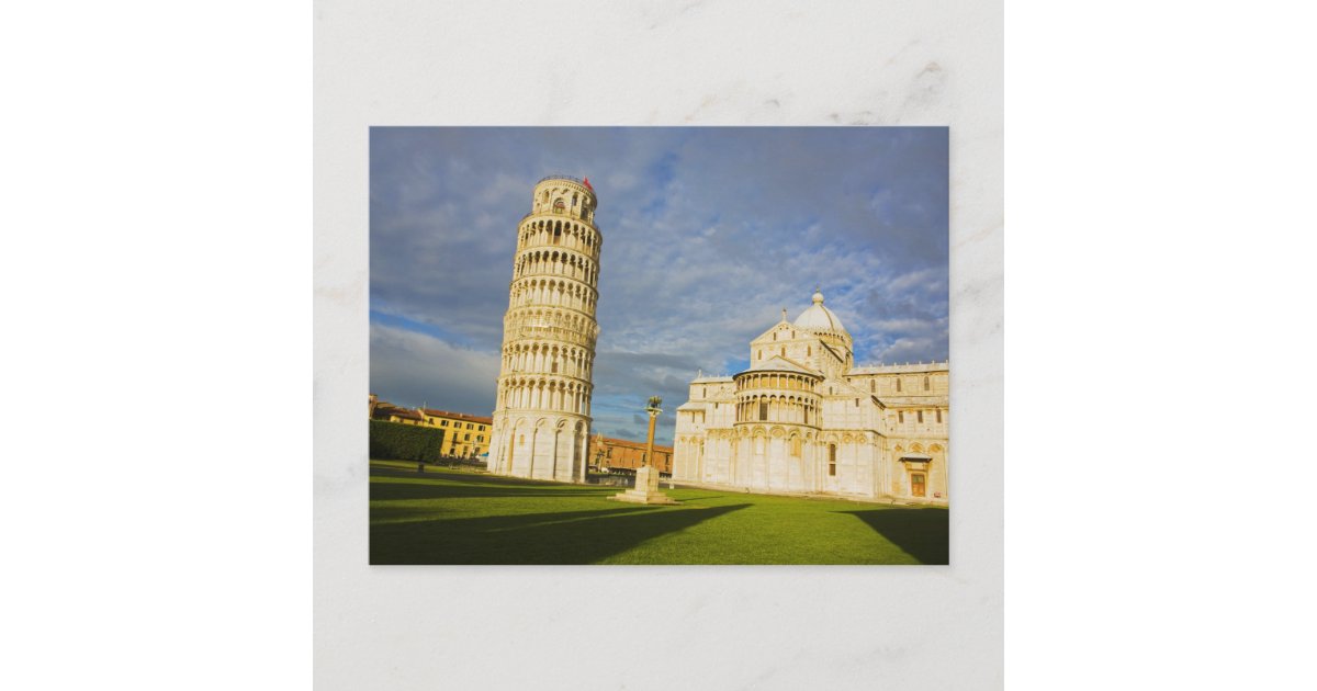 Italy, Pisa, Duomo and Leaning Tower, Pisa, 2 Postcard | Zazzle