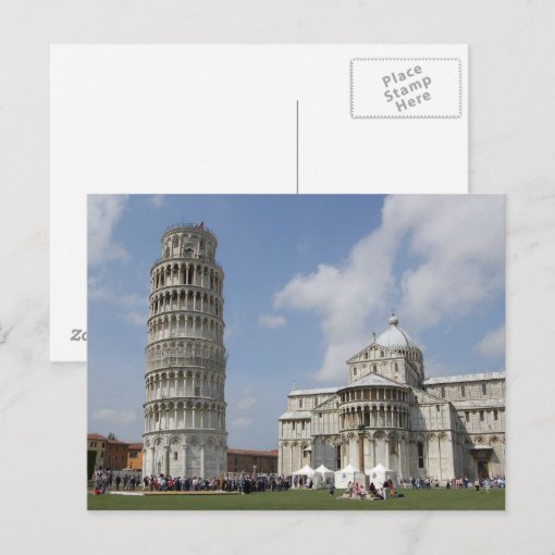 Italy, Pisa. Leaning Tower of Pisa and Postcard | Zazzle