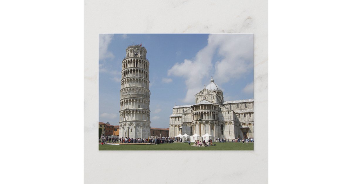 Italy, Pisa. Leaning Tower of Pisa and Postcard | Zazzle