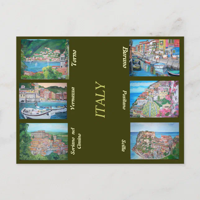 Italy - Postcard | Zazzle
