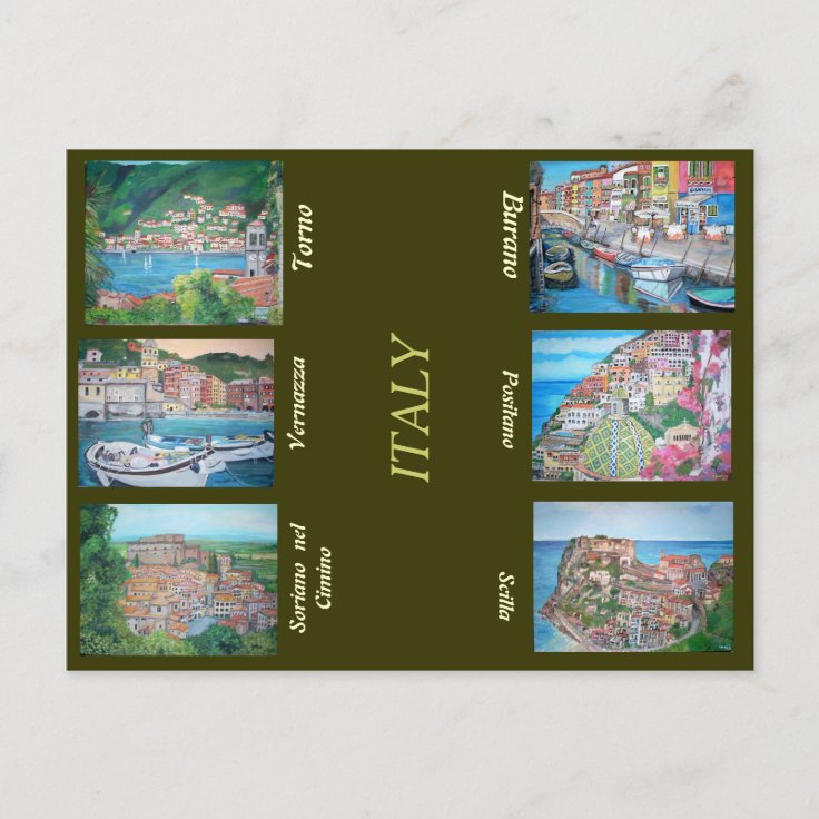 Italy - Postcard | Zazzle