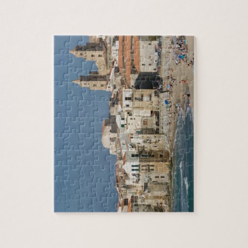 Italy, Sicily, Cefalu, Town View with Duomo from Jigsaw Puzzle | Zazzle