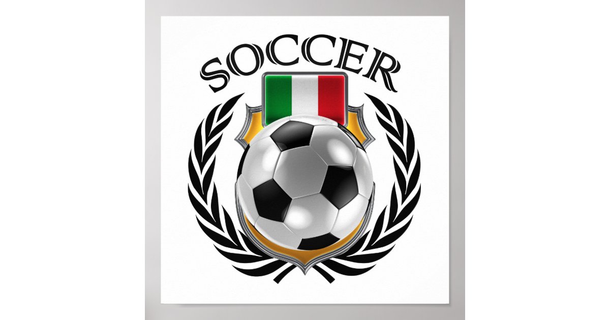 Italy Soccer 2016 Fan Gear Poster | Zazzle