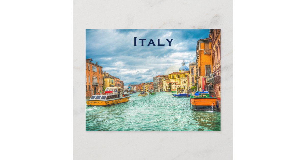 Italy Vintage Travel Tourism Add Postcard | Zazzle