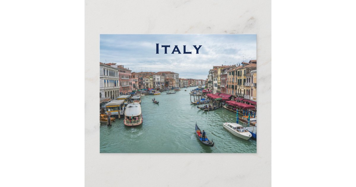 Italy Vintage Travel Tourism Add Postcard | Zazzle