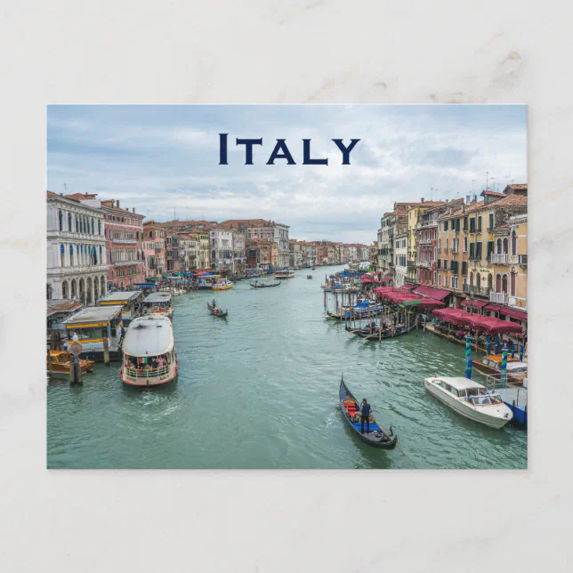 Italy Vintage Travel Tourism Add Postcard | Zazzle