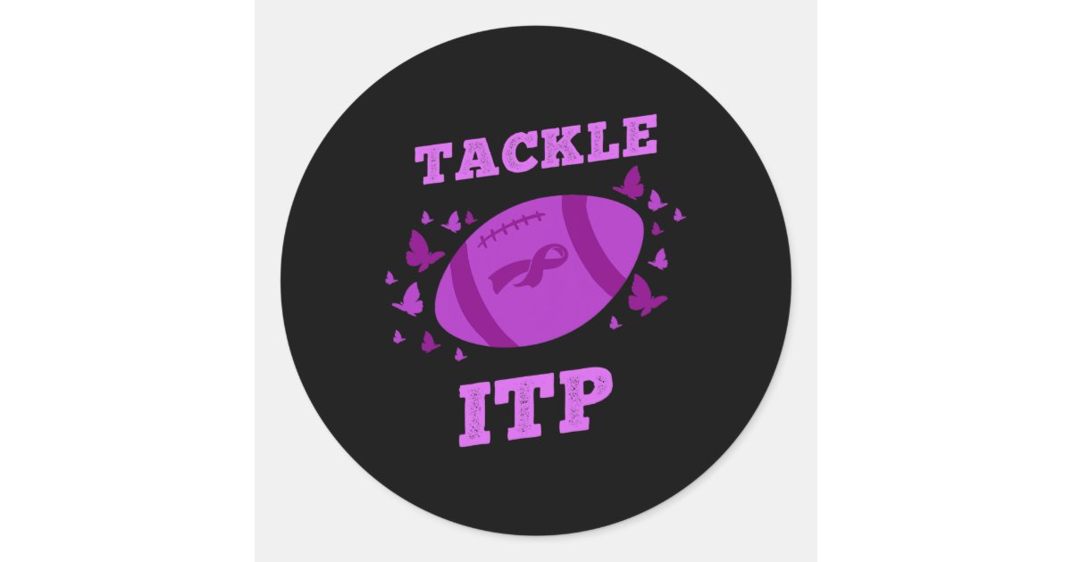 Itp Immune Thrombocytopenia Itp awareness Classic Round Sticker | Zazzle