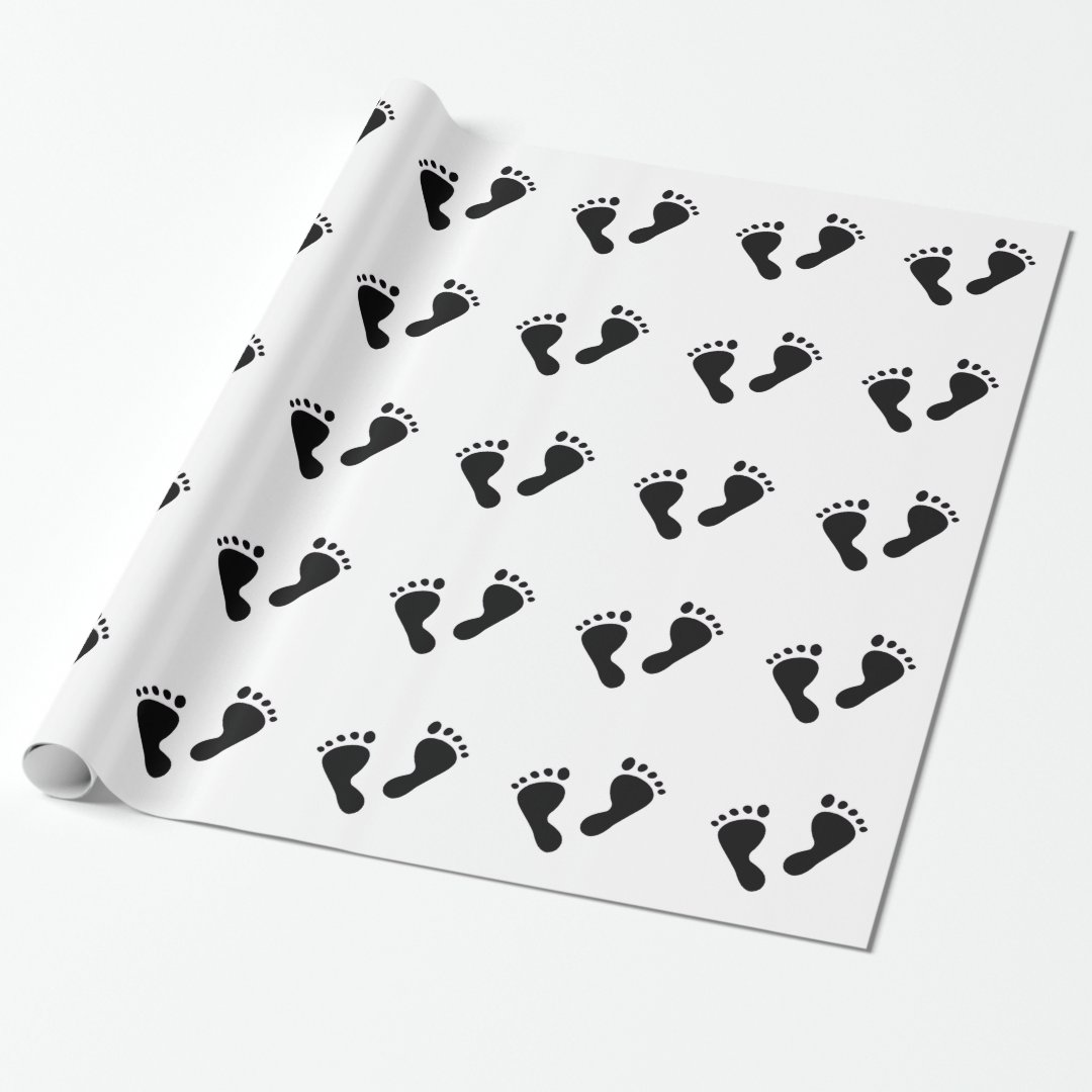 It's a Baby - Baby Feet Wrapping Paper | Zazzle