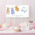 It's a Boy Blue Baby Shower Banner | Zazzle