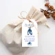 It's a boy blue jeans baby shower favor gift tags | Zazzle