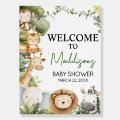 It's a Boy Jungle Safari Animal Welcome Sign | Zazzle