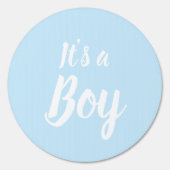 It's a Boy, light blue baby shower, gender reveal Sign | Zazzle