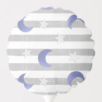 It's a Boy Moon and Star Themed Boy's Baby Shower Balloon | Zazzle