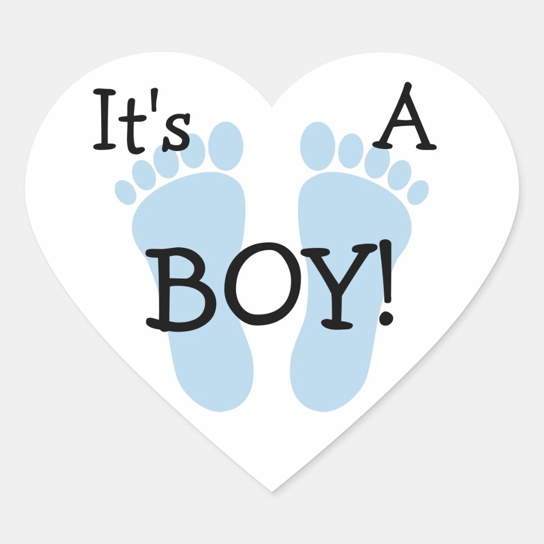 It's A Boy Sticker | Zazzle