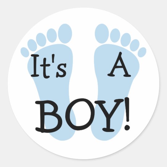 It's A Boy Sticker | Zazzle.com