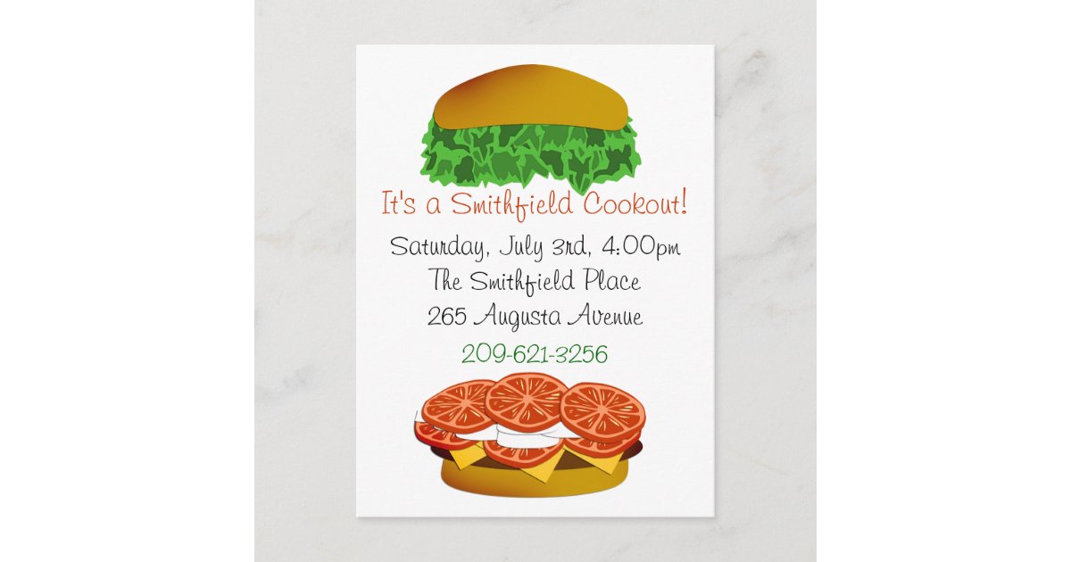 It's a Cookout Invitation | Zazzle