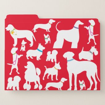 It's A Dogs Life File Folder | Zazzle