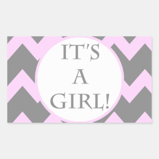 Its A Girl Stickers | Zazzle